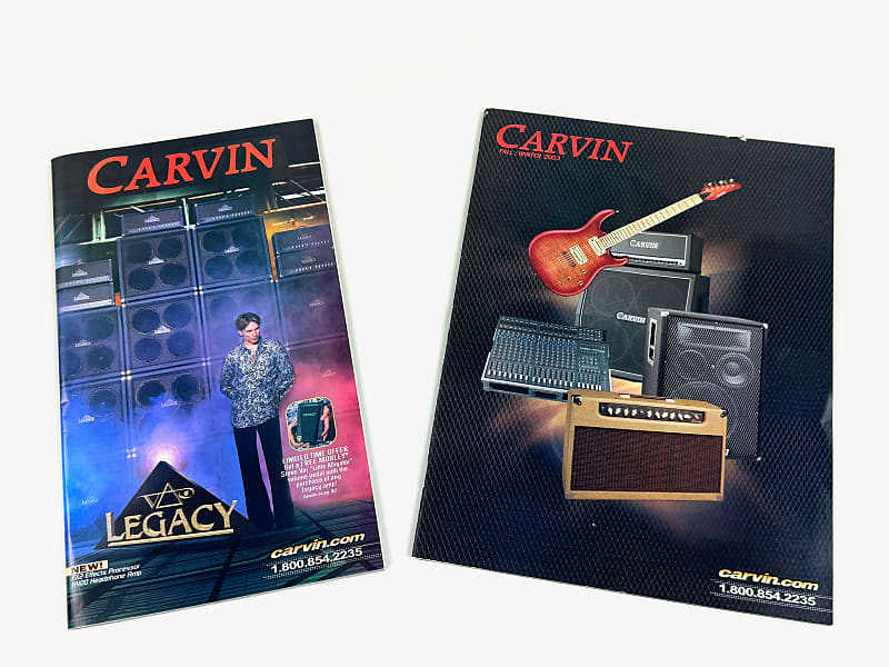 Carvin Pair of Catalogs, "Gettin' a Little of the Good Word!" | Reverb