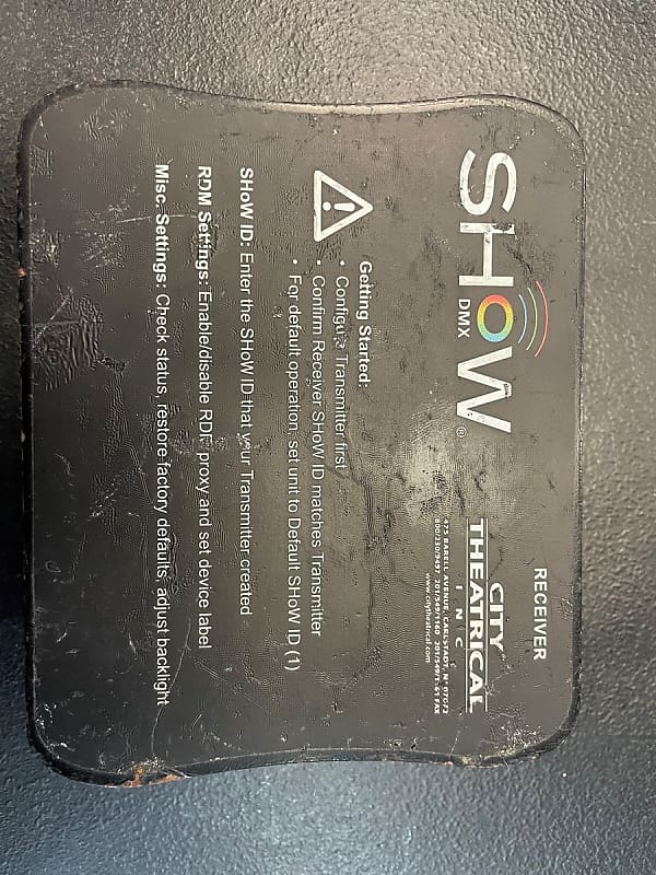 Lot of 2 City Theatrical Receiver ShoW DMX #5610 | Reverb