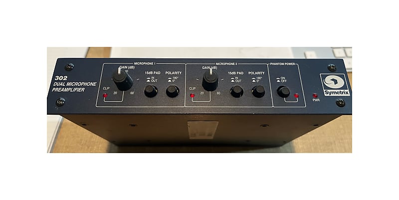 Symetrix 302 Two Channel Mic Pre | Reverb