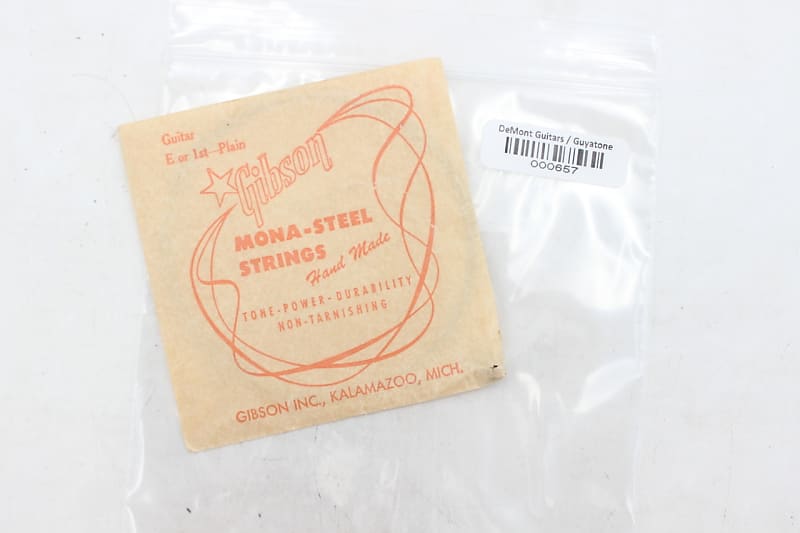 Gibson Mono-Steel Strings Vintage NOS E Guitar String NOS - | Reverb