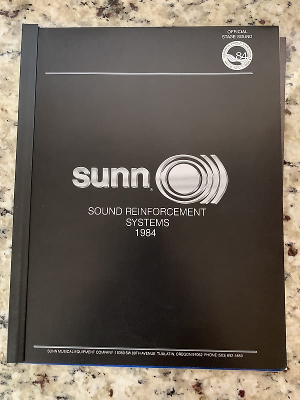 Sunn Sound Reinforcement Systems Catalog 1984 | Reverb