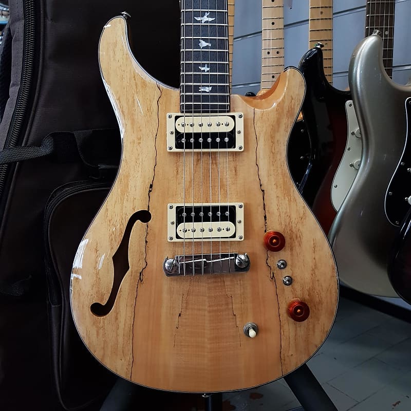 Prs Se Custom 22 Hollow Body Exotic Spalted Maple | Reverb
