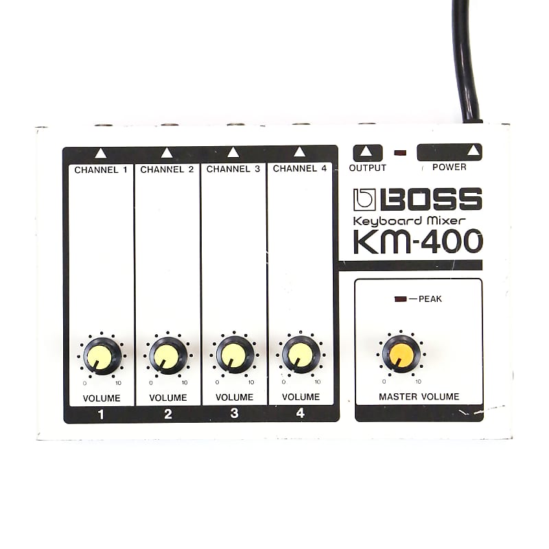 1982 Boss KM-400 Keyboard Mixer 4-Channel Analog Mixing | Reverb UK