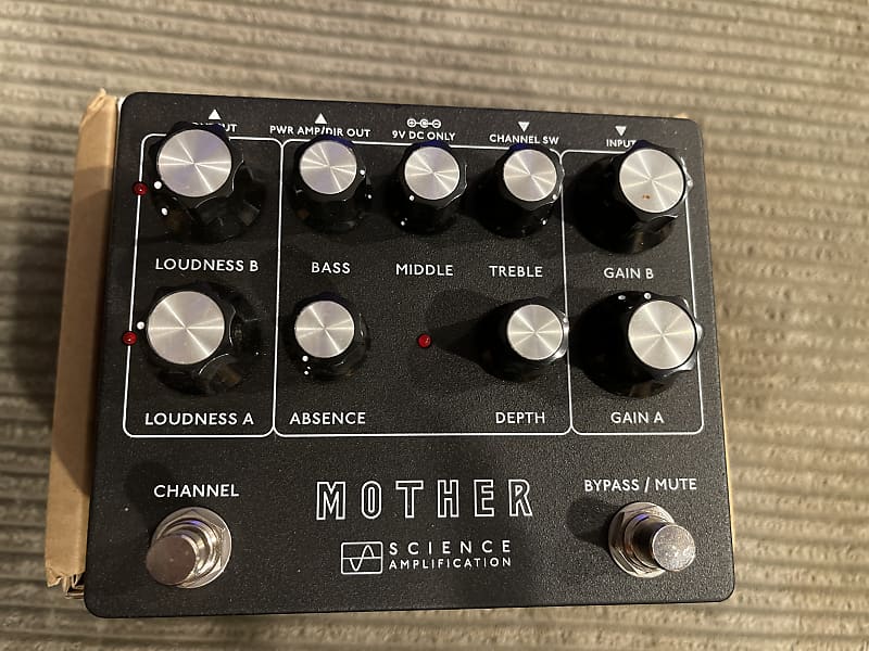 Science Amplification Mother Preamp Pedal 2024 - Black | Reverb