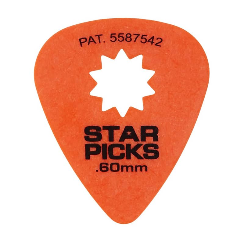 Star Picks Original Orange 0.60mm 2 Pack (24) Bundle | Reverb