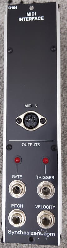 Synthesizers.com Q104 MIDI Interface Dotcom/Moog/MU/5U format | Reverb