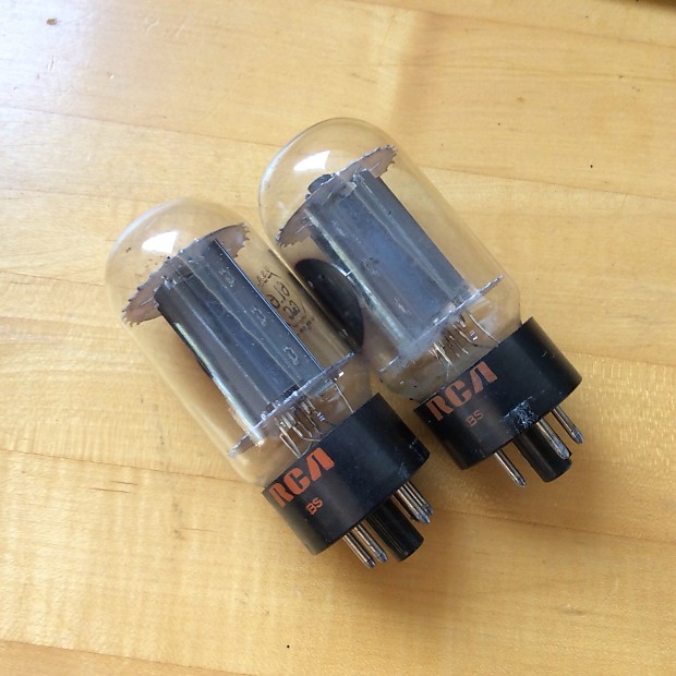 Matched PAIR! --Vintage RCA 6L6- GC 1960 matched pair | Reverb