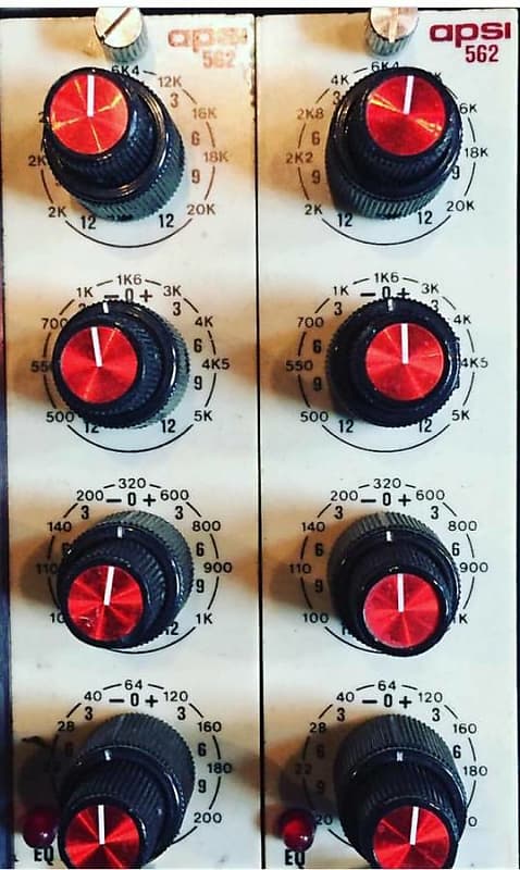APSI 562 4 band API 500 series EQ PAIR | Reverb