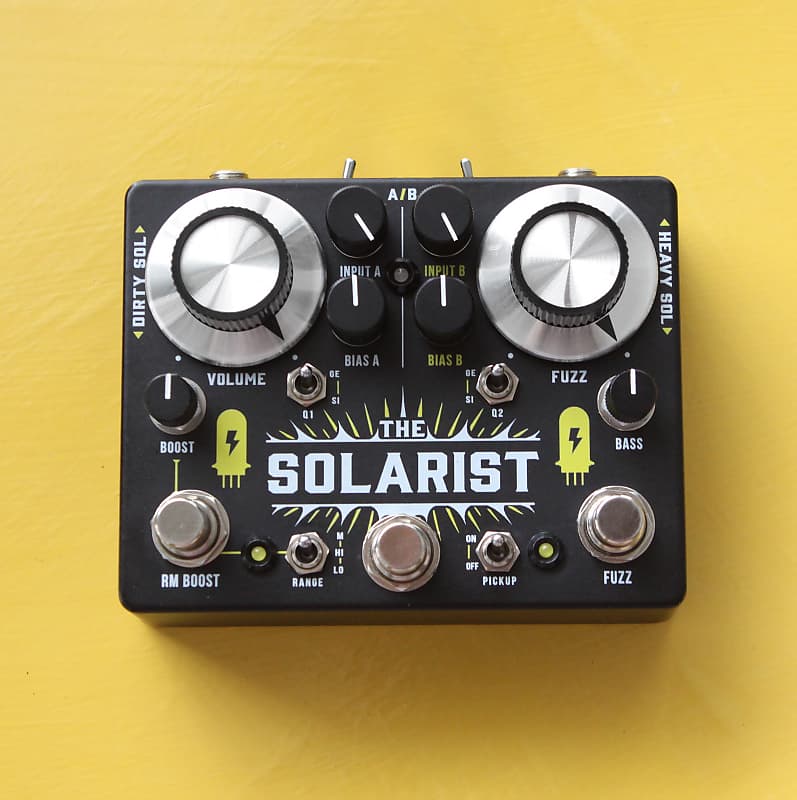 The Solarist Fuzz V2: Germanium/Silicon Sun Lion Fuzz Face | Reverb