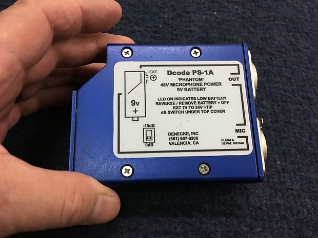 Denecke Dcode PS1A Phantom Power Supply | Reverb Canada