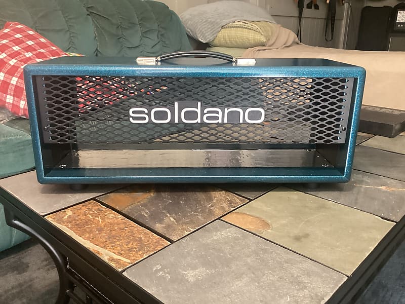 Soldano SLO bad slo head box 2024 - Turquoise sparkle | Reverb