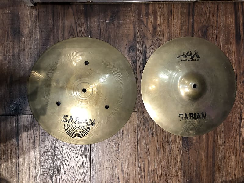 Sabian 14" Fast Hats AAX Cymbals Pair | Reverb