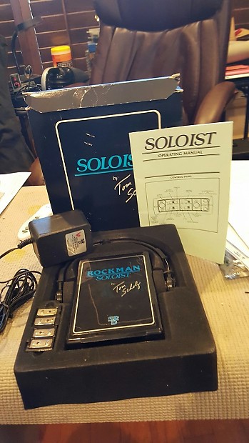 For sale is a vintage Tom Scholz Rockman SOLOIST headphone | Reverb