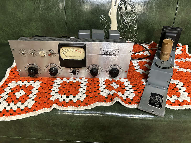Ampex 350 vintage tube preamplifier w original power supply & | Reverb