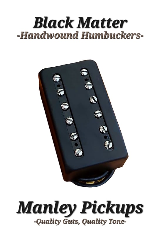 Manley Pickups Handwound Humbucker 'Black Matter' High Output | Reverb