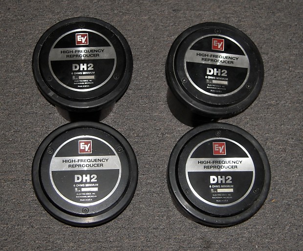 Electro-Voice DH2 EV High Frequency Horn Drivers (2 complete | Reverb