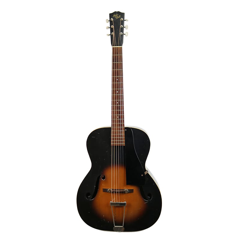 May Bell Model 84 Archtop Guitar 1937 Sunburst w Hardcase | Reverb