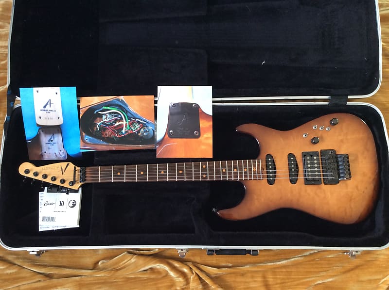 Tom Anderson Guitarworks Grand Am Strat Rare 1988 Quilted | Reverb