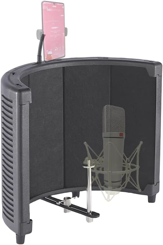 New Microphone Isolation Shield Vocal Studio Recording Booth | Reverb