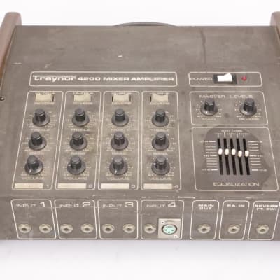 Traynor 4200 Mixer Amplifier Mono 4-Channel Reverb #37207 | Reverb