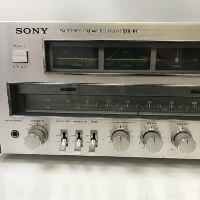 Sony STR-V7 Vintage AM/FM Amplifier Stereo Receiver | Reverb