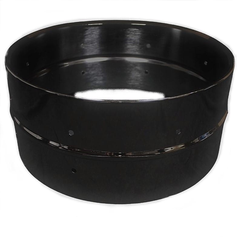 World Max BKS-6013/8100 6x13" snare drum shell black over | Reverb