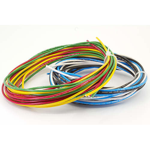6 color set Wire - 22 AWG Solid Core, PVC, 600V, Variety Pack | Reverb