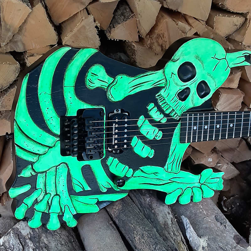 Dig D's Custom Shop George Lynch Bones/J Frog Style Loaded | Reverb