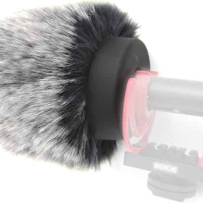 Fur windscreen Wind Shield Compatible for rode VideoMic GO II | Reverb