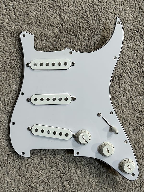 Cavalier SRV Tiger Pickups - Pickguard | Reverb