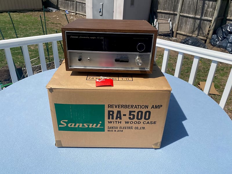 Exc! Sansui RA-500 Reverberation Reverb Amplifier Tested Nice | Reverb