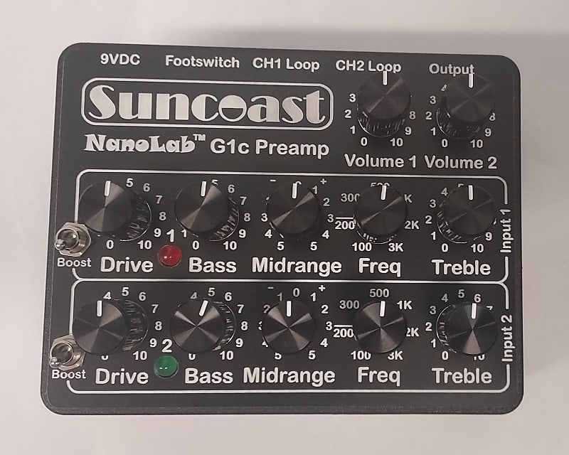Suncoast NanoLab G1c Guitar Preamp | Reverb