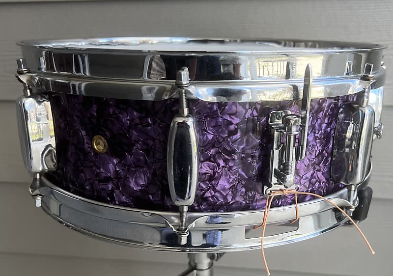 Rogers Snare (Bennett Bros.) 58-59 - Purple Diamond Pearl | Reverb
