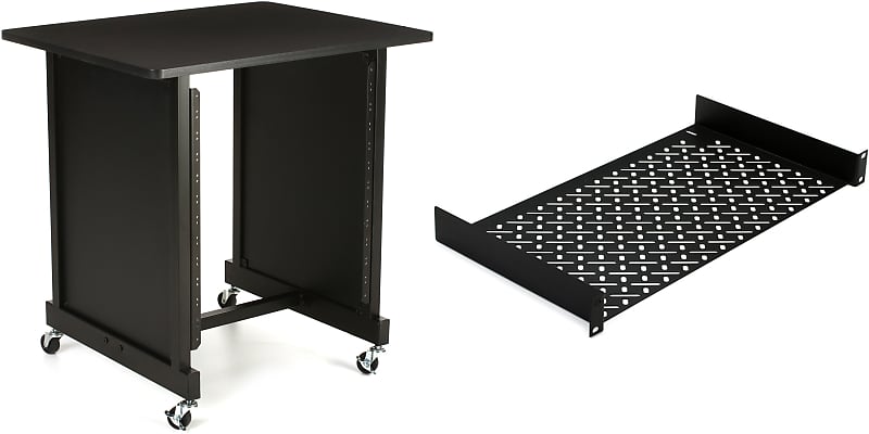 On-Stage Stands WSR7500B Rack Cabinet - Black Bundle with | Reverb
