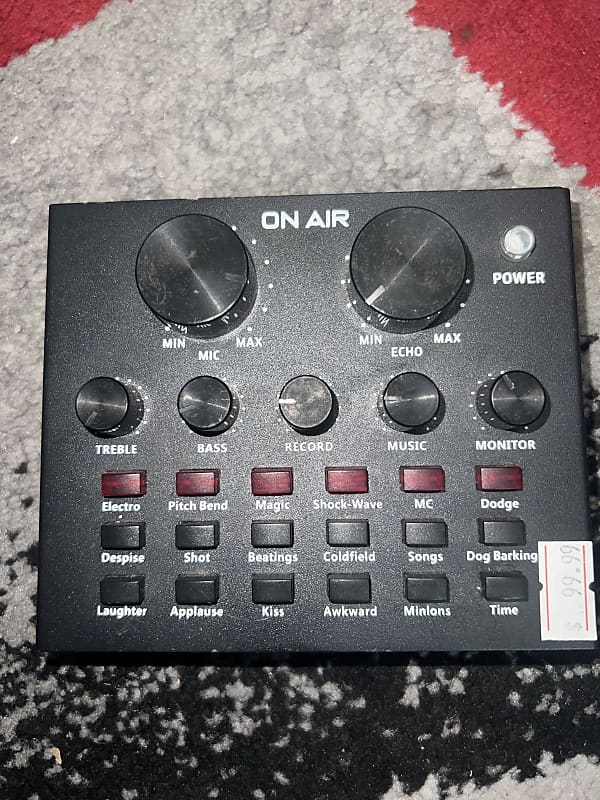 On air Channel interface with EQ and efx | Reverb