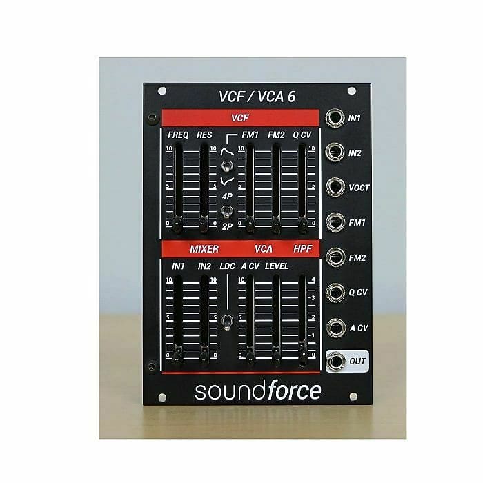 SoundForce VCF & VCA 6 Voltage Controlled Filter & Amplifier | Reverb