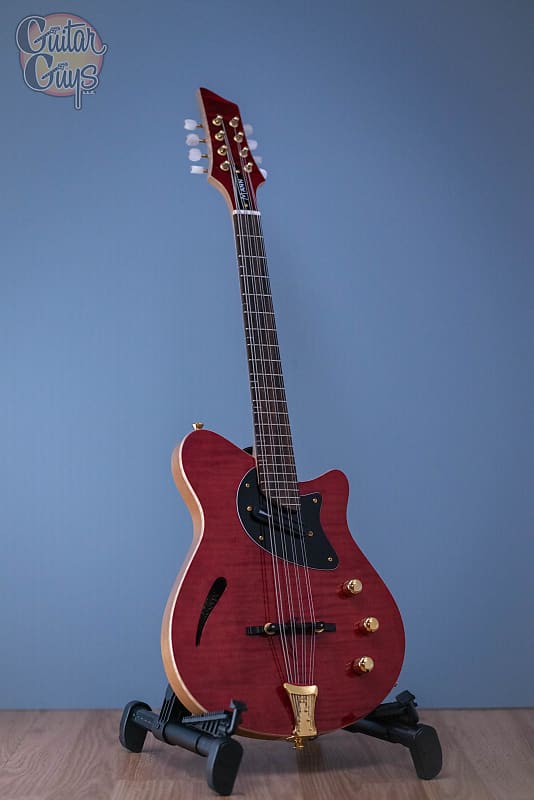Manndolins OEM-8 Hollowbody Mandolin Black Cherry | Reverb
