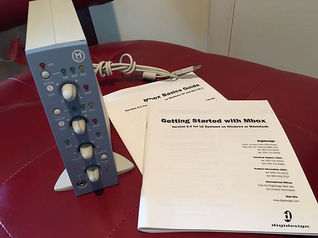 Digidesign Mbox 1 2-Channel USB Audio Interface | Reverb