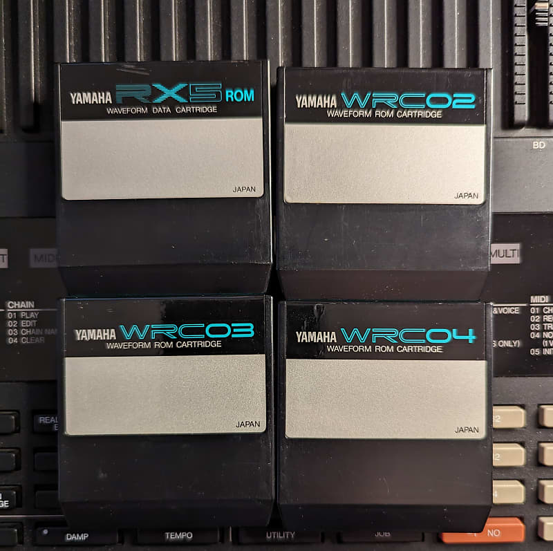 Yamaha Rx5 ROM cart, add 87 sounds! WRC02,03,04 Linn dmx | Reverb