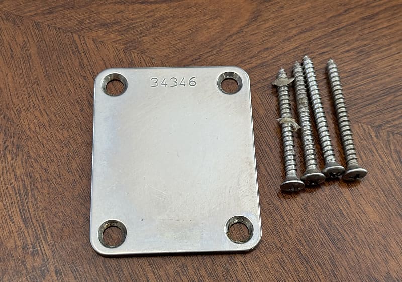 Repro Relic Hank Marvin 34346 Stratocaster Fender Neck Plate | Reverb