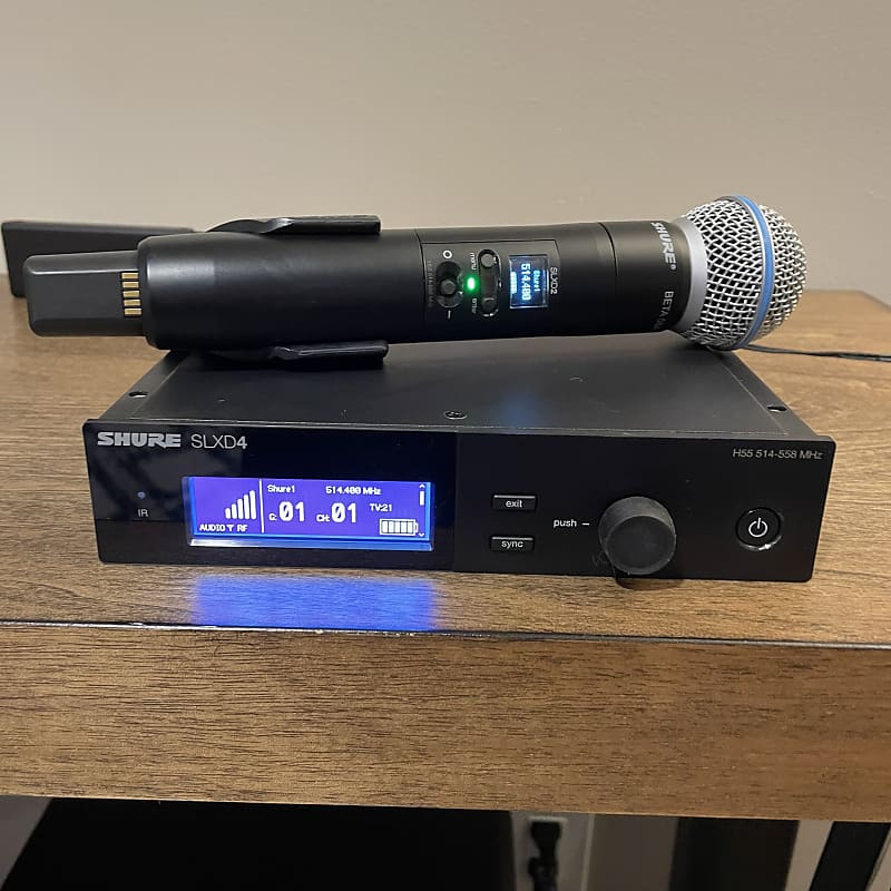 Shure SLXD24/B58 Wireless Microphone System - H55 Band | Reverb