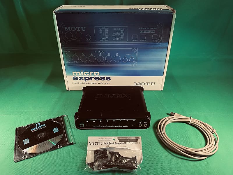 MOTU Micro Express 4x6 Bus-Power USB MIDI Audio Recording | Reverb