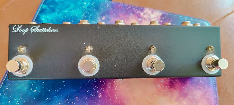 Loop Switchers 4 Channel True Bypass Strip - Black | Reverb