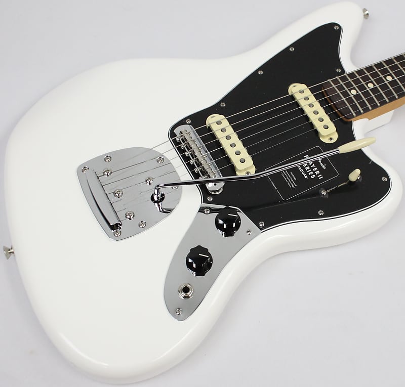 Fender Player II Jaguar Electric Guitar, Polar White | Reverb
