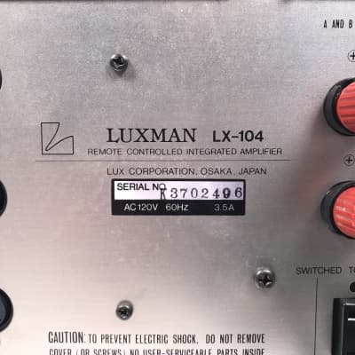 Luxman LX-104 Stereo Receiver | Reverb