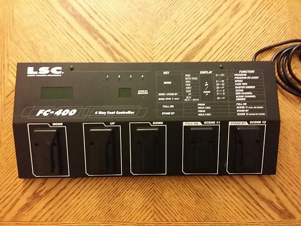 ELATION LSC FC 400 LIGHTING FOOT SWITCH DMX MIDI CONTROLLER 4 | Reverb