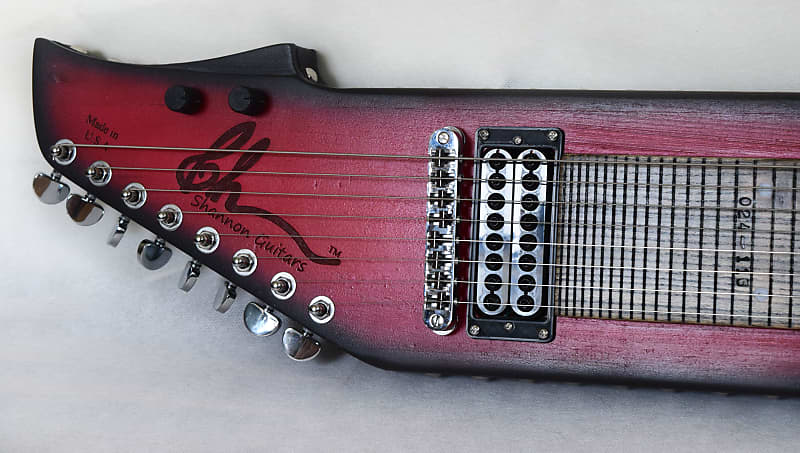 Transparent Red Satin Relic - 8 String Lap Steel Guitar - USA | Reverb