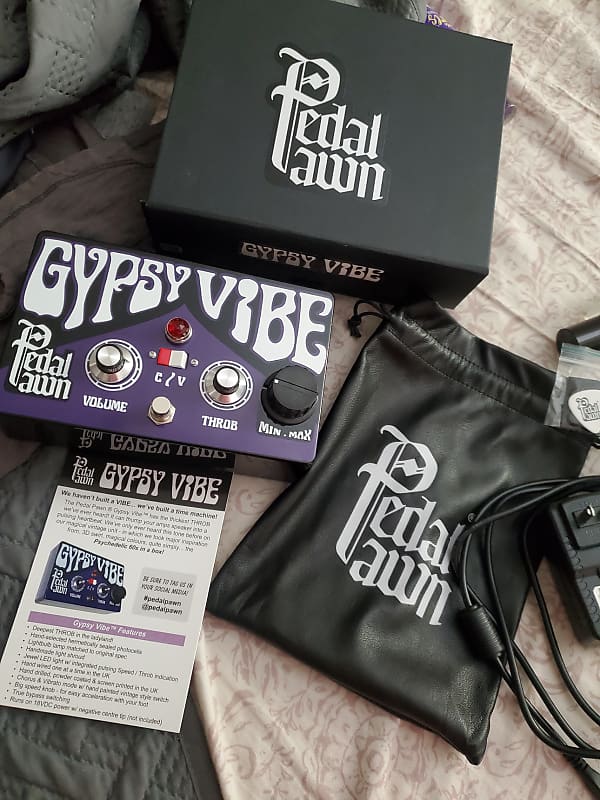 Pedal Pawn Gypsy Vibe Univibe Pedal Made In UK LN With | Reverb