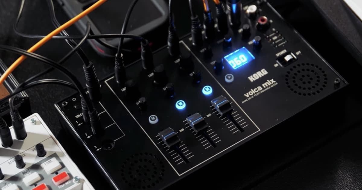 Video: Korg Announces Volca Mix Analogue Mixer for Volca | Reverb News