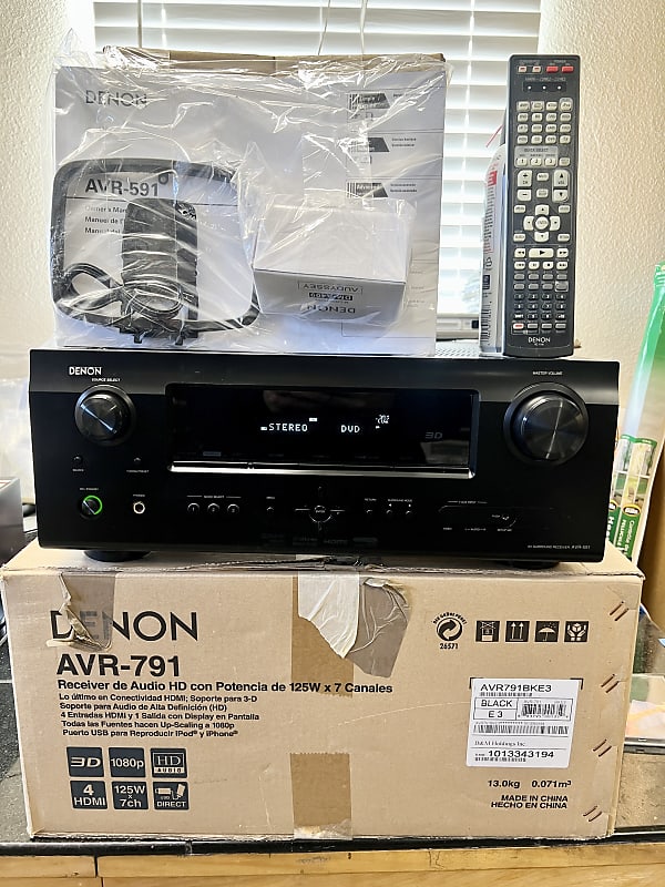 Denon AVR 591 5.1 Ch HDMI AV Receiver w/ RC-1146 Remote, | Reverb